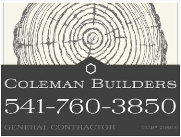 Contact – Coleman Builders